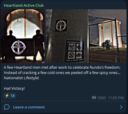 Neo-Nazis Celebrate the Release and then Call for Violence after the Re ...