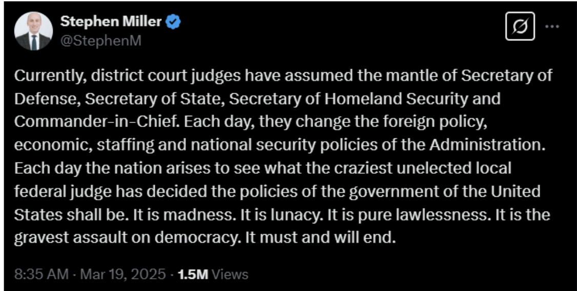 Project 2025 Organizations Attack Judges and Reject The Rule Of Law ...